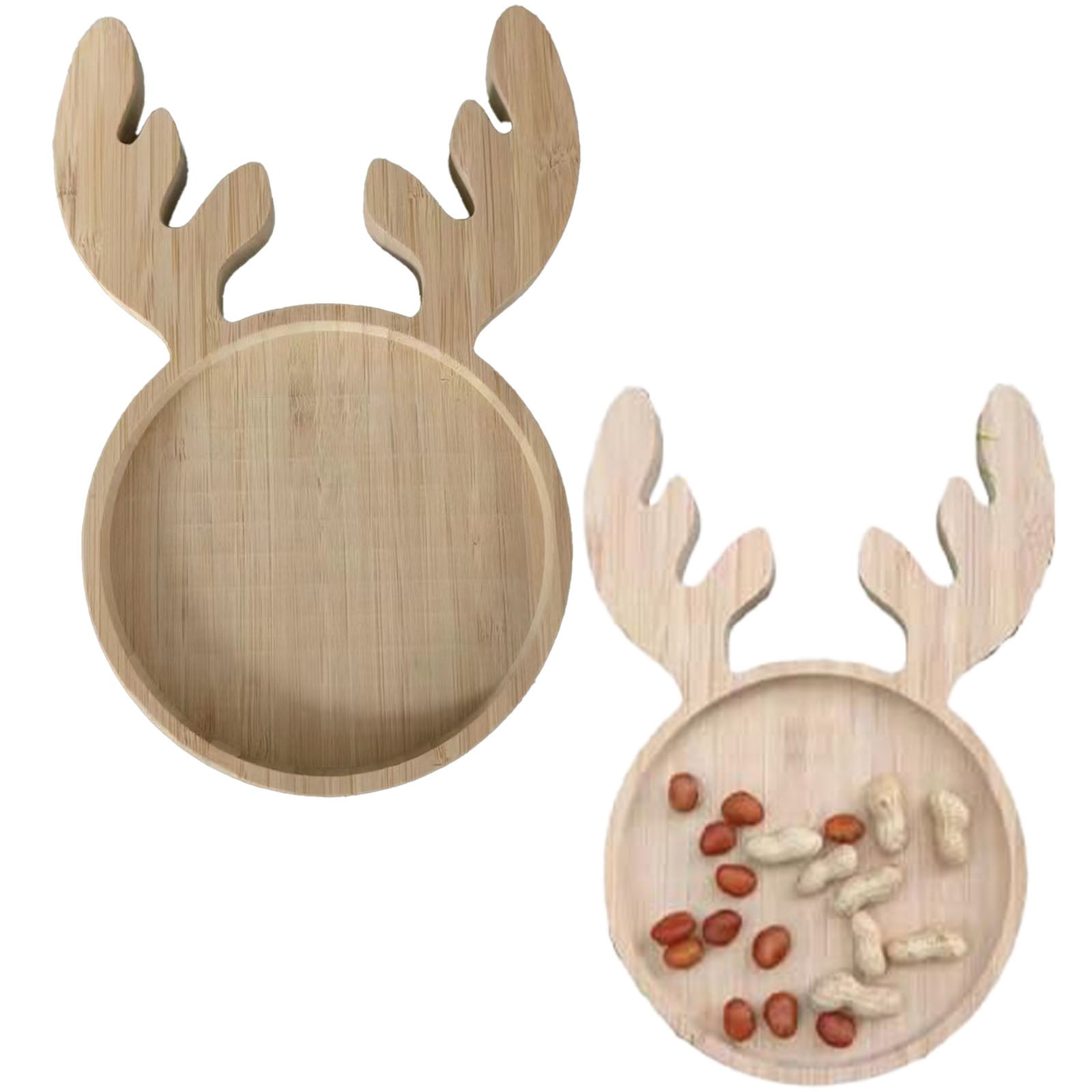 Xmas Charcuterie Board, Wooden Serving Trays, Santa Hat Shaped Wooden ...