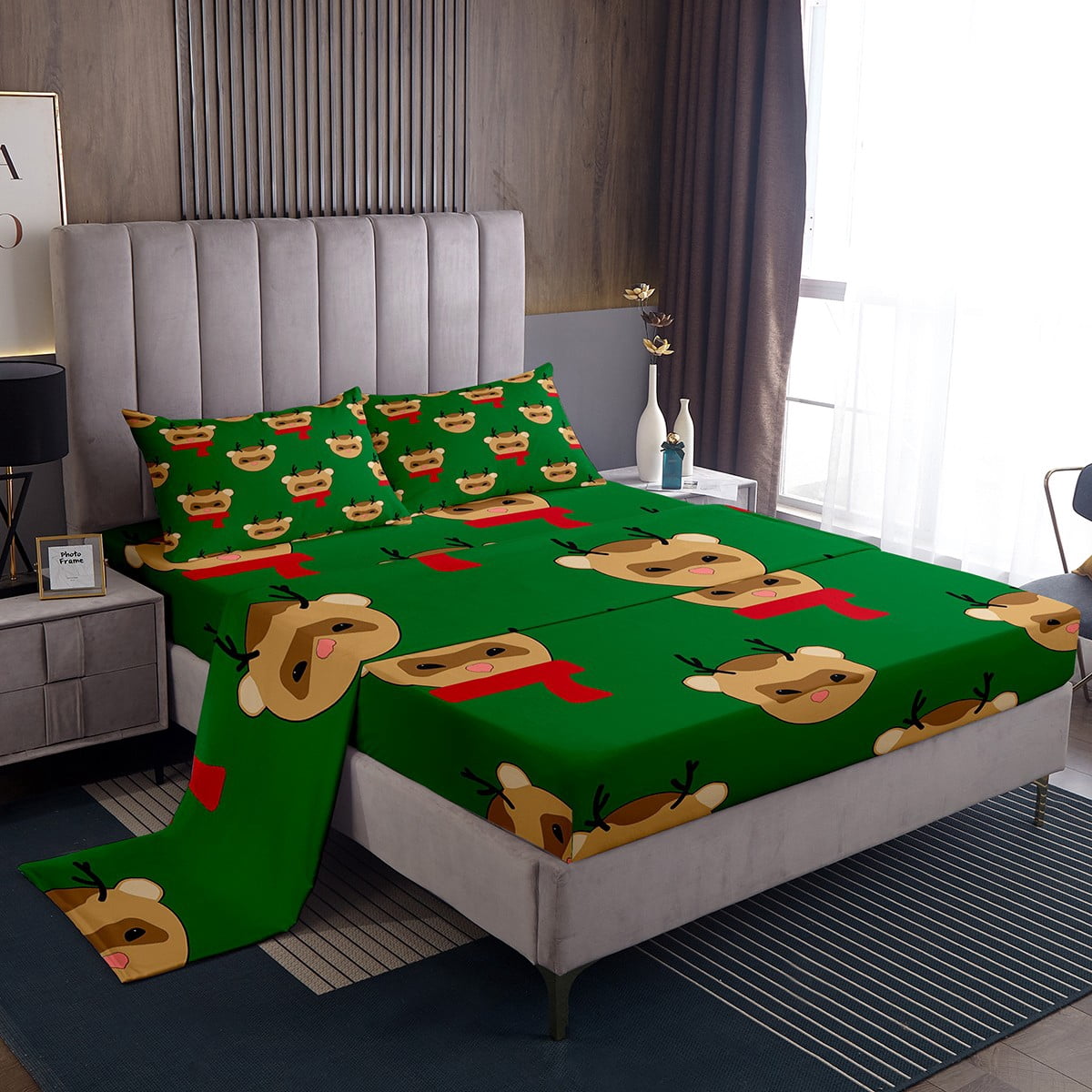 Xmas Ferret Sheet Set Minks Weasel Animal Sheets Kawaii Wild Animals ...