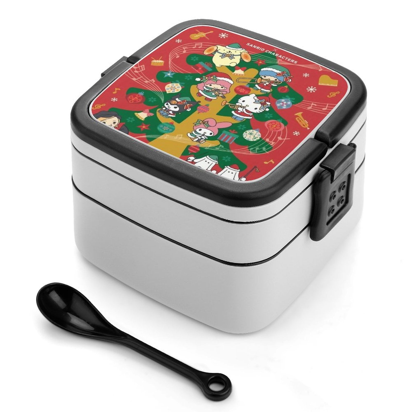 Xmas Harmony SANRIO-CHARACTERS Lunch Boxes 1000 ML Double Layer Bento ...