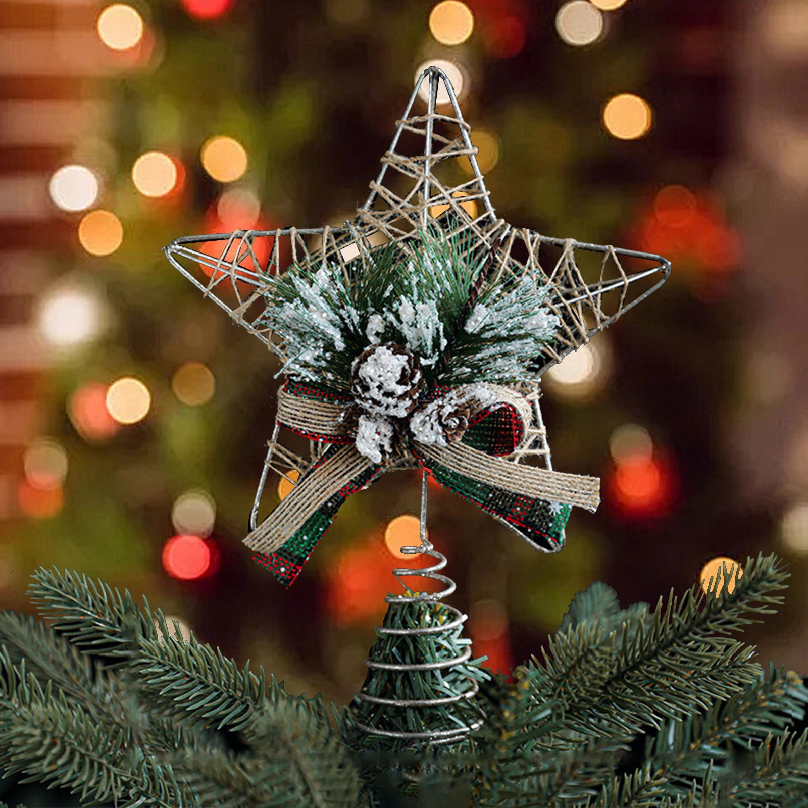 Xmas Topper Treetop Christmas Light for Holiday Tree Decor Christmas ...