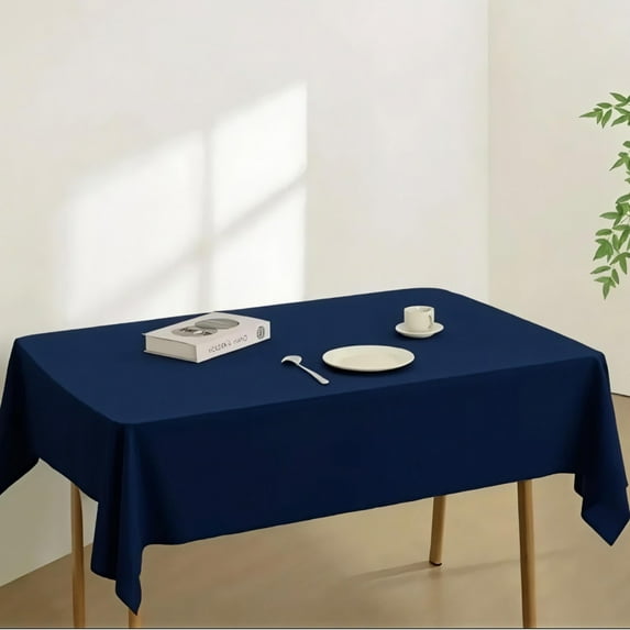 XmhyTop 10 Pieces Black Disposable Plastic Tablecloth, 54" x 108 ...