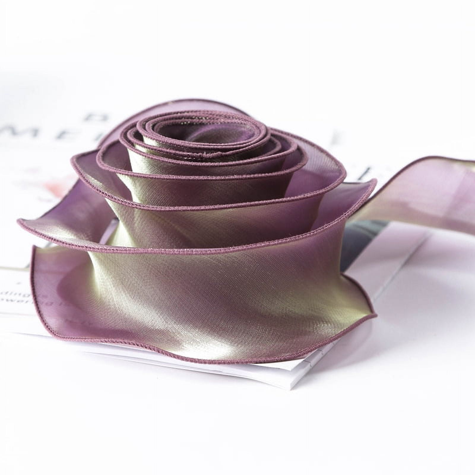 XmhyTop 10 Yards Organza Ribbon Ribbon Polycotton Ribbon Shiny Craft ...