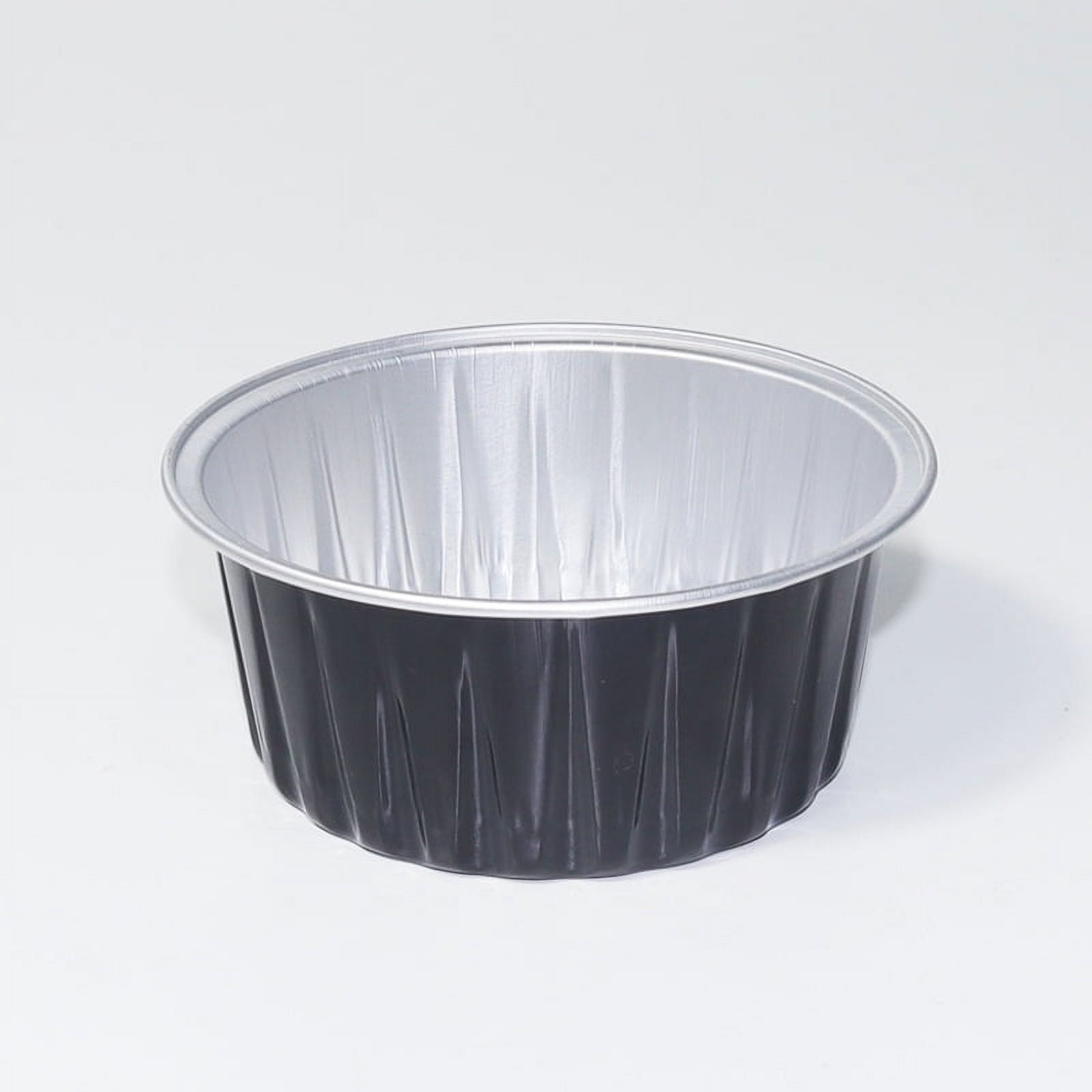 XmhyTop 100 Pack Mini Disposable Cake Pans, Aluminum Foil Circular ...