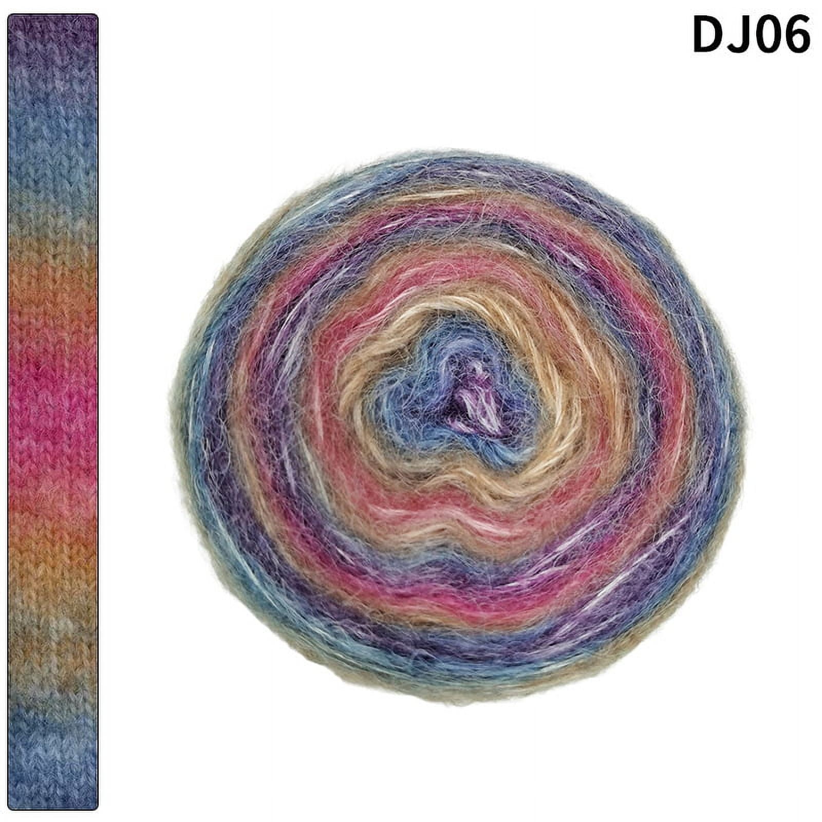 XmhyTop 100G Yarn Whirl , 58% Acrylic Yarn for Crocheting, Softly Color ...