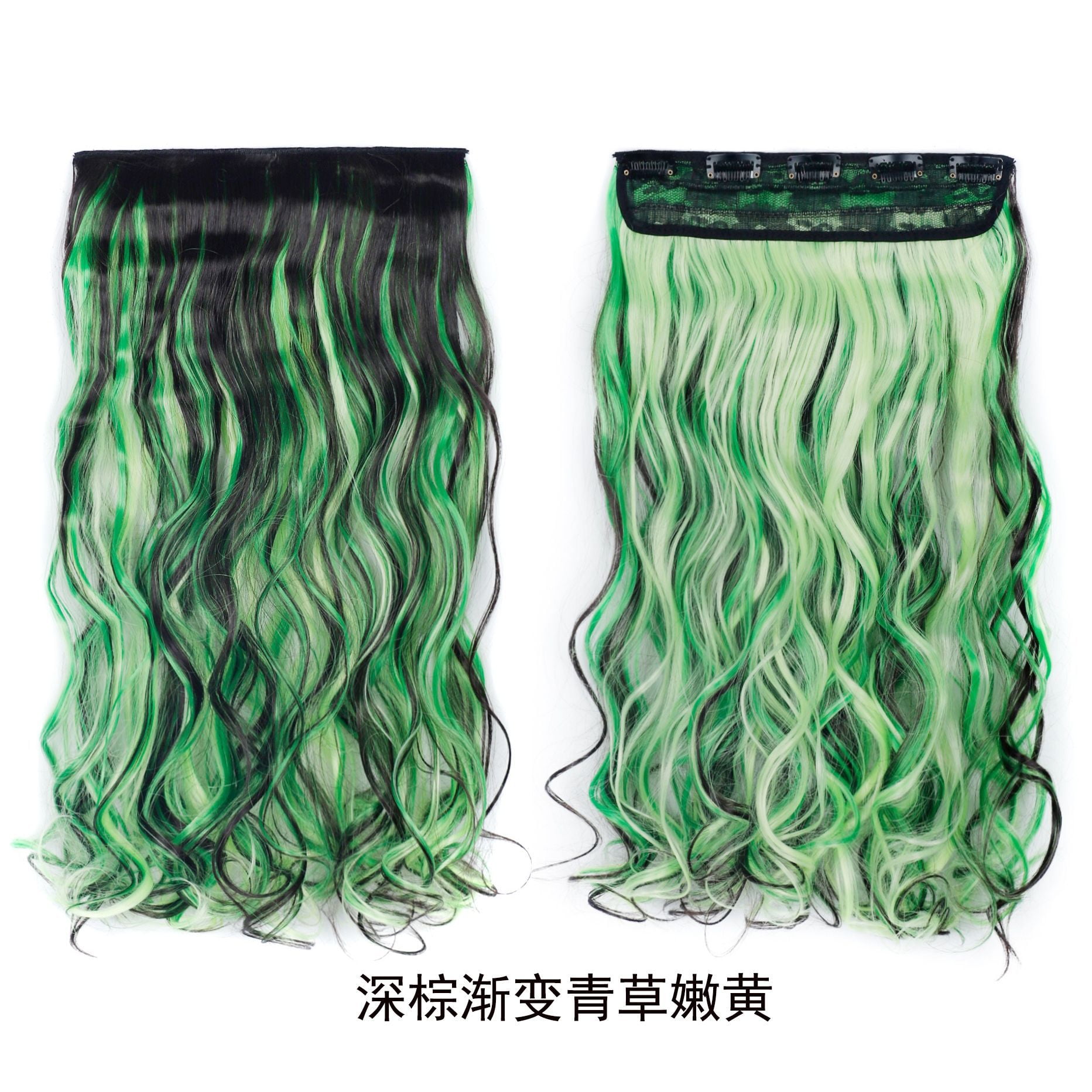 XmhyTop 17.7" Long Straight Clip in Hair Extensions, Full Head One ...