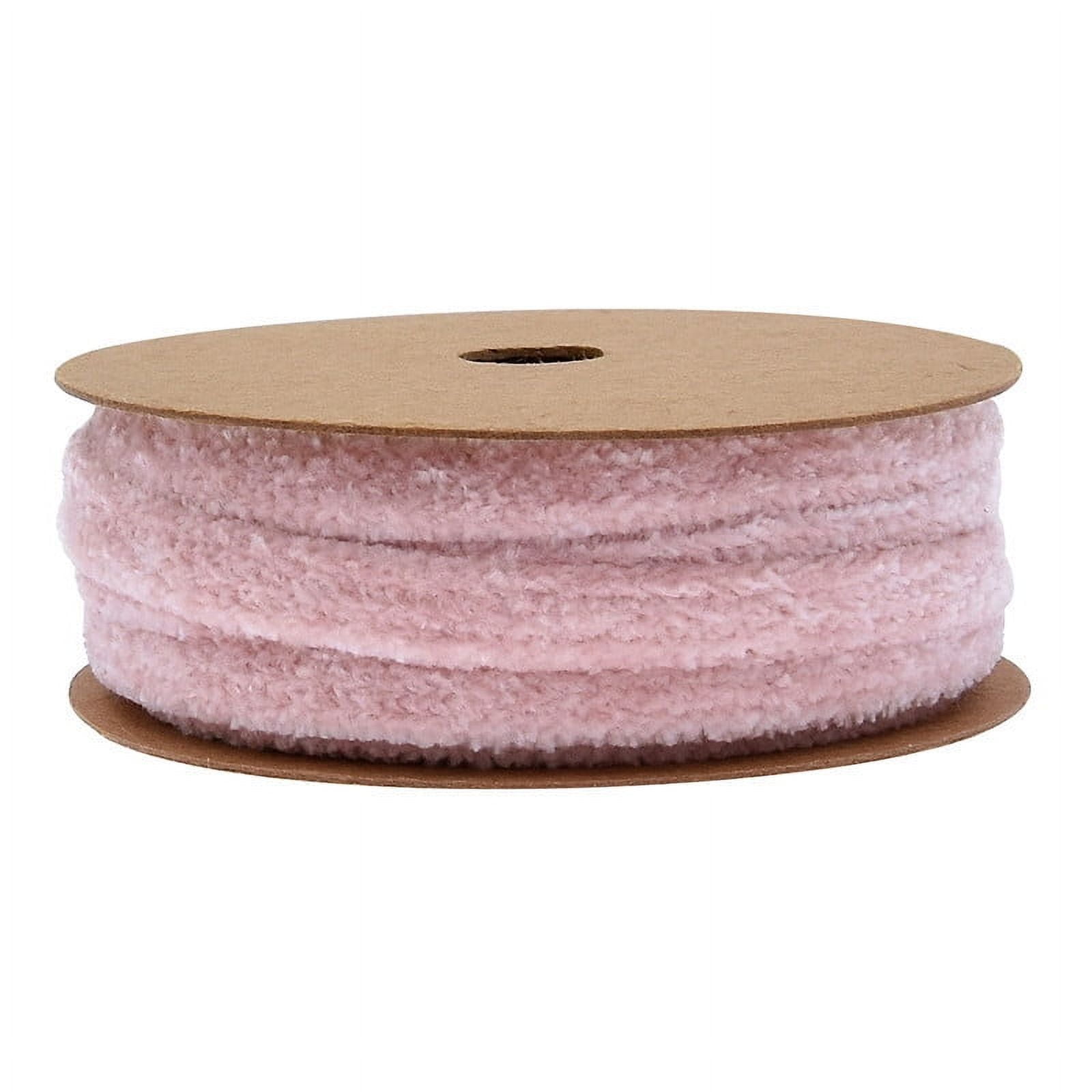 XmhyTop 2 Rolls Colored Plush Webbing, 3M x 10mm Soft Chenille Line ...