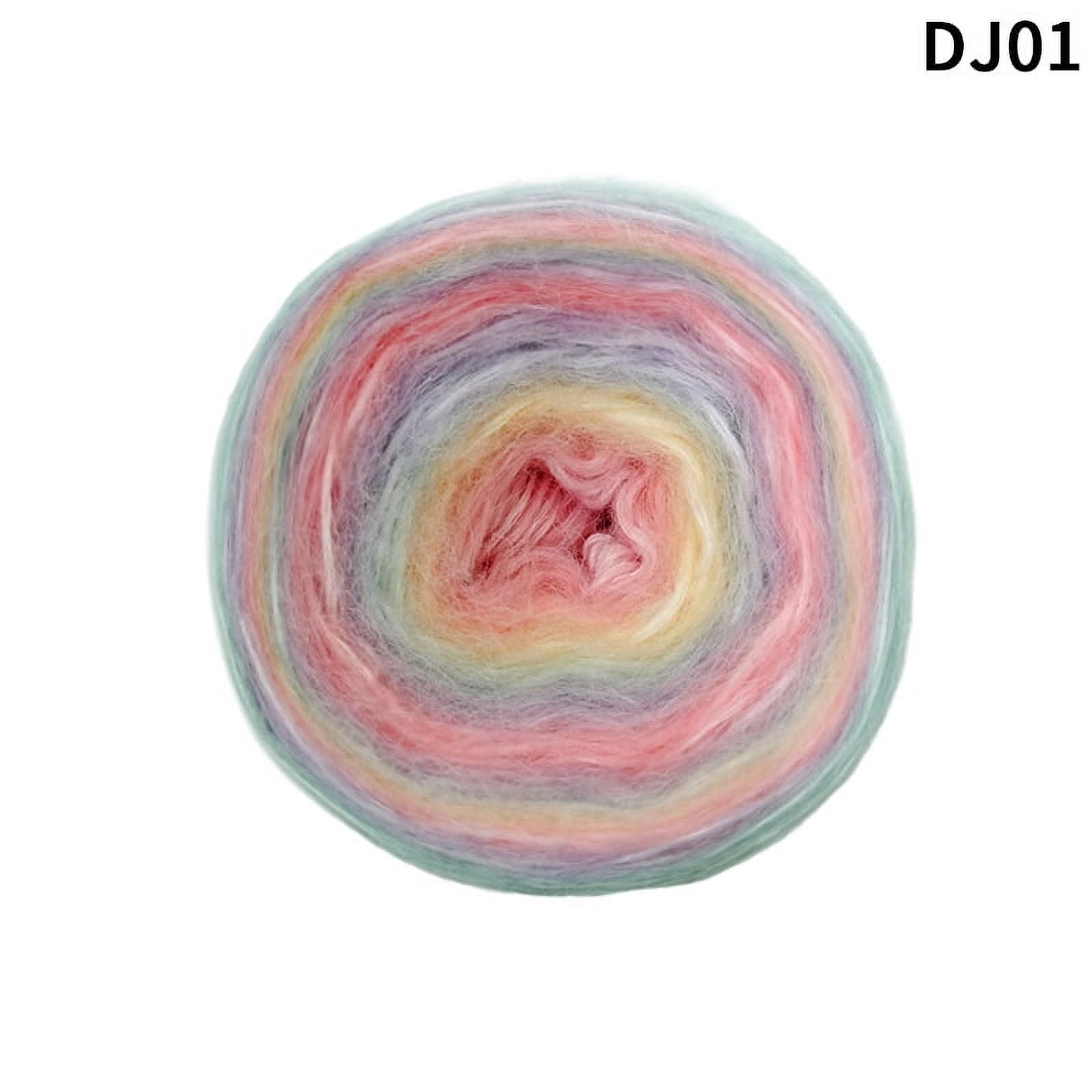 XmhyTop 200G Yarn Whirl , 58% Acrylic Yarn for Crocheting, Softly Color ...
