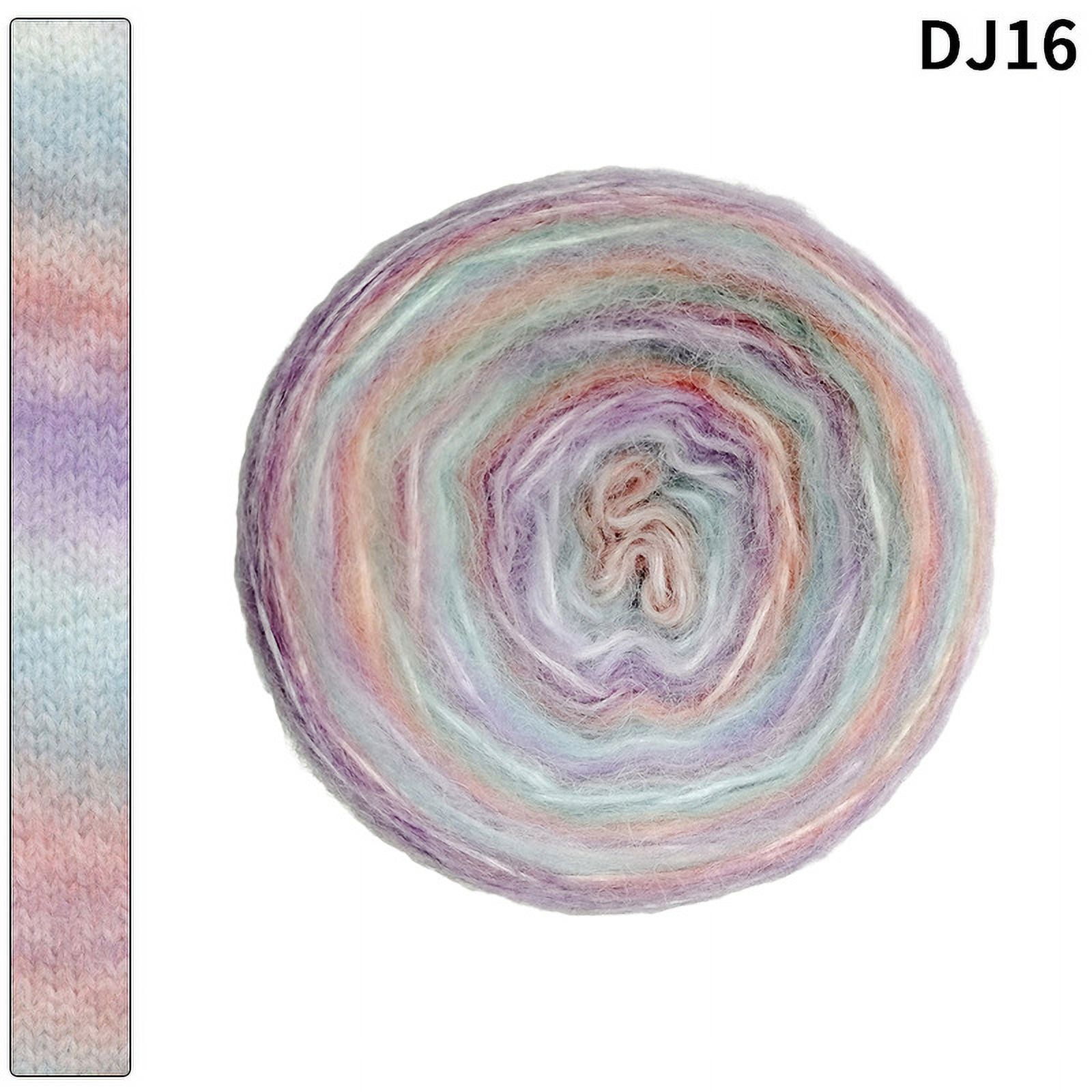 XmhyTop 200G Yarn Whirl , 58% Acrylic Yarn for Crocheting, Softly Color ...