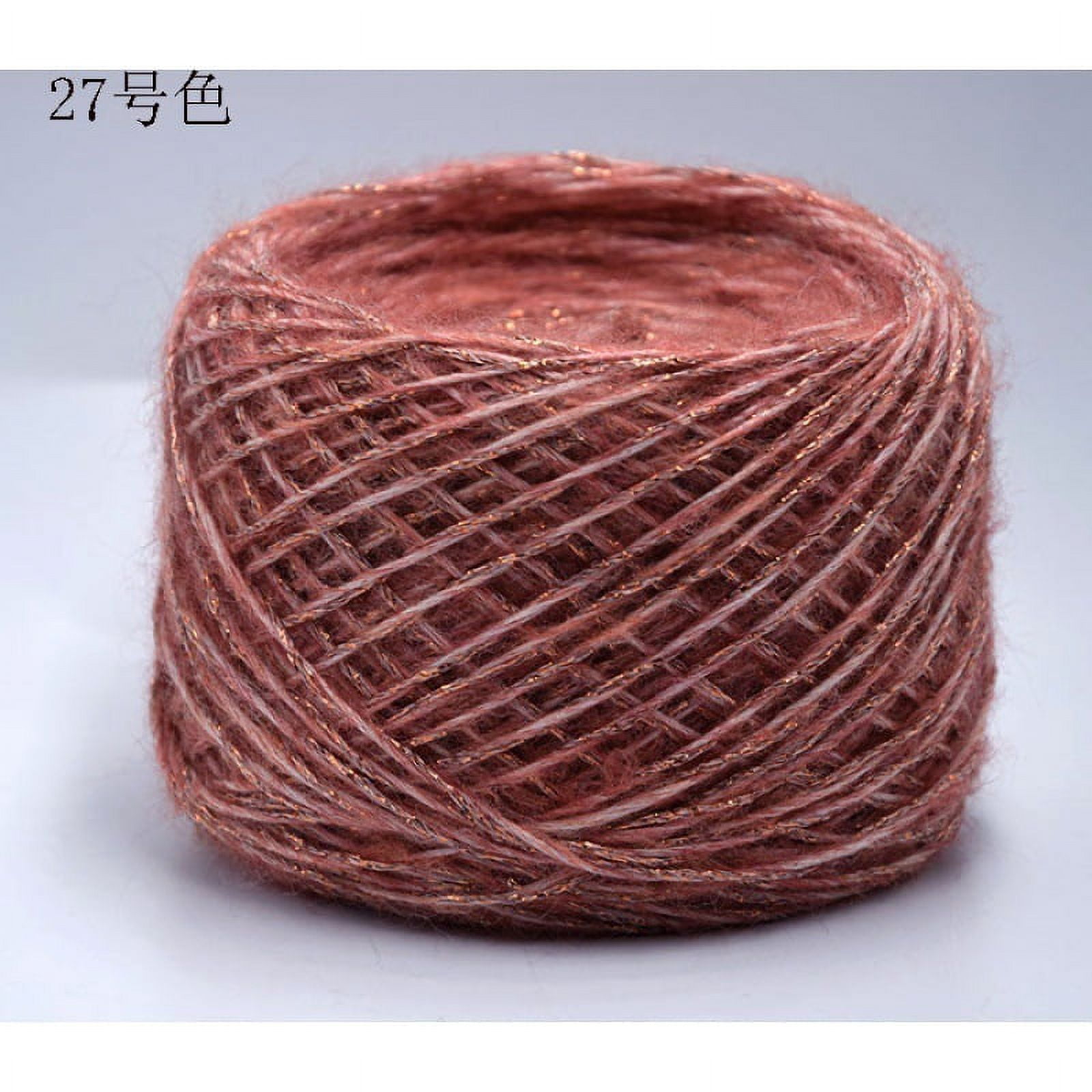 XmhyTop 50g Soft & Shiny Yarn - Multicolor Yarn for Knitting, Crochet ...