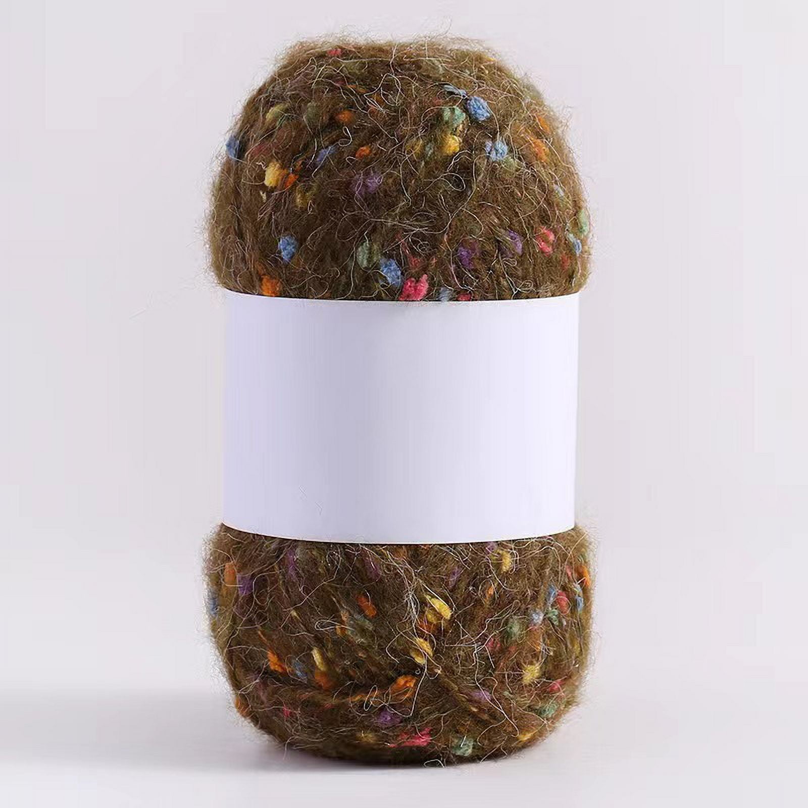 XmhyTop 50g/roll Colorful Dots Mohair Yarns Soft Thread DIY Hand ...