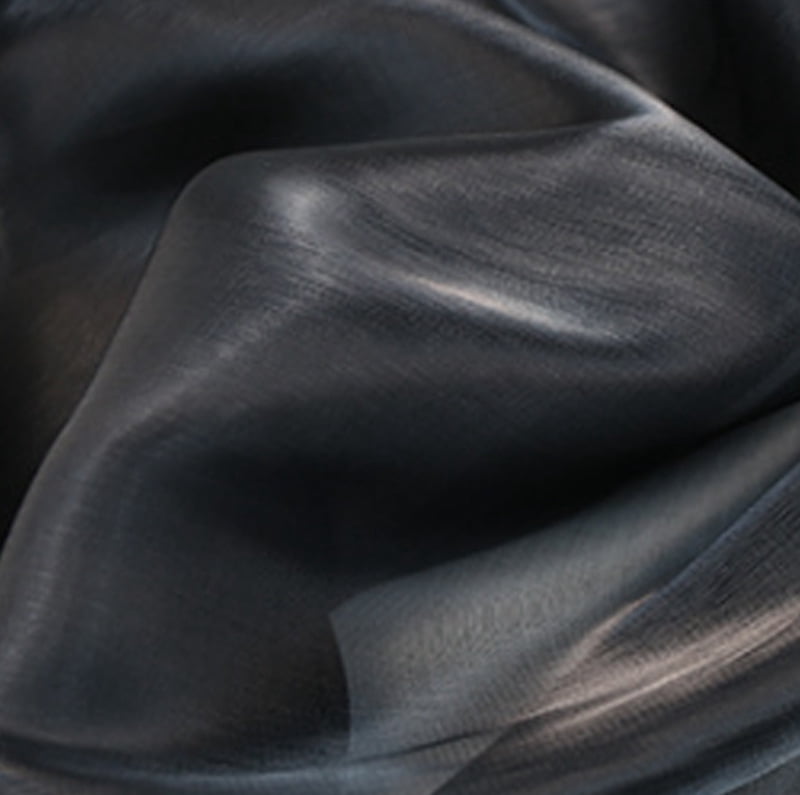 XmhyTop-A 1 Piece Black Organza Fabric 100*150cm Sheer Organza, Wedding ...