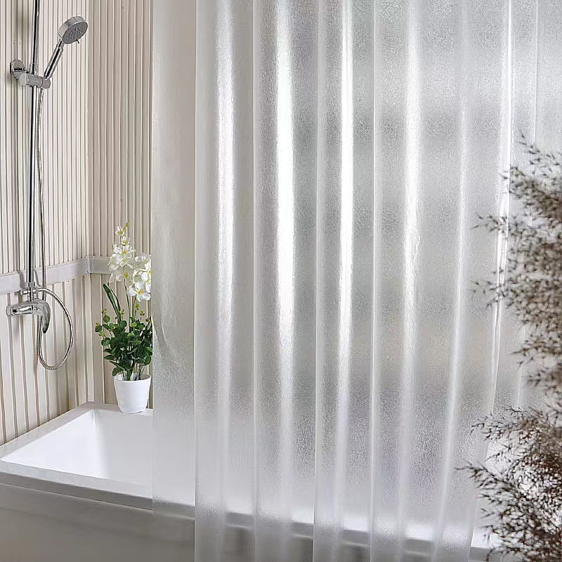 XmhyTop-A 1 Piece Shower Curtain Shower Liner, Clear Shower Liner ...