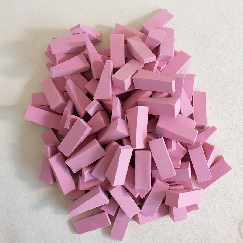 XmhyTop-A 100 Pcs Mini Triangle Makeup Sponges Soft Triangle Blending ...