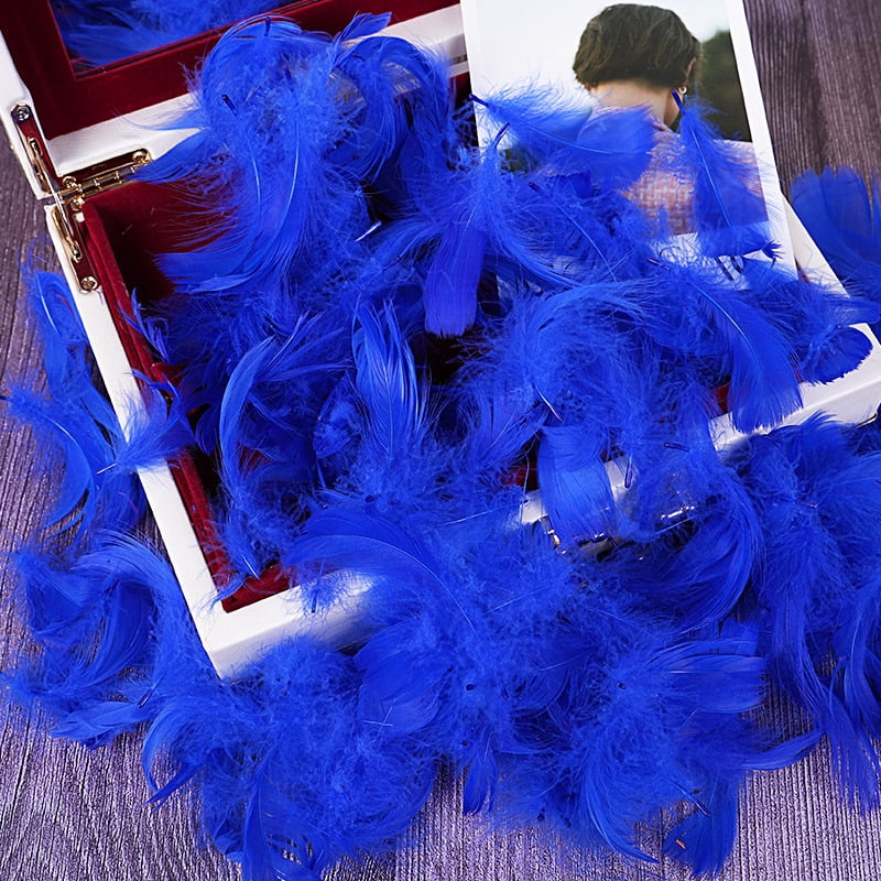 XmhyTop-A 100PCS Fake Goose Craft Feathers - Soft, Natural-Look ...