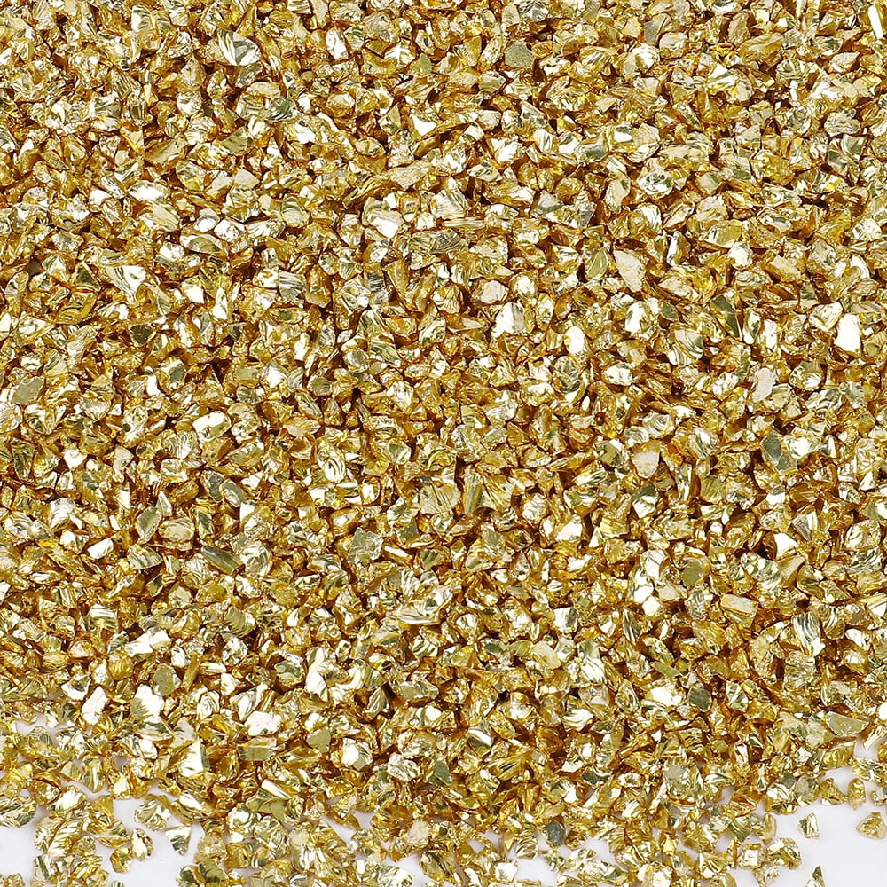XmhyTop-A 100g Decorative Glass Stones - Crushed Glass for Crafts, Resin Art Glitter, Vase ...