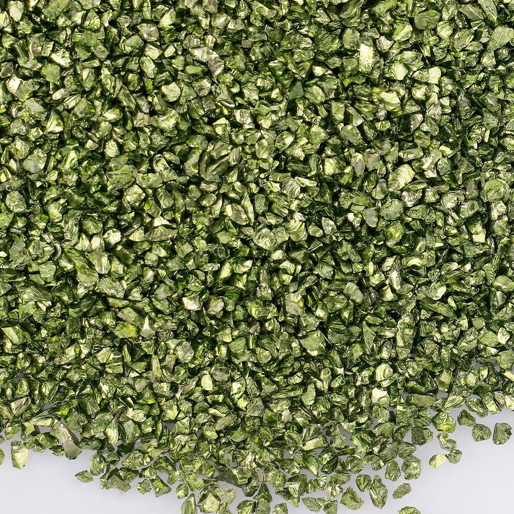 XmhyTop-A 100g Decorative Glass Stones - Crushed Glass for Crafts ...