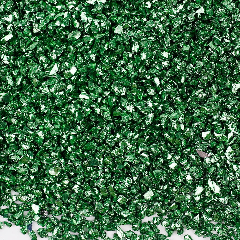 XmhyTop-A 100g Decorative Glass Stones - Crushed Glass for Crafts ...