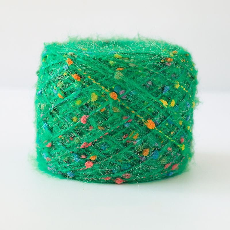 XmhyTop-A 100g Soft Rainbow Bean Yarn Textured Blended Yarn for DIY ...