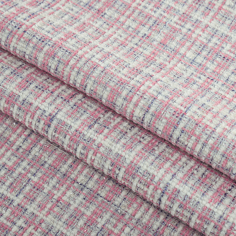 XmhyTop-A 100x148cm Tweed Fabric Heavy Duty Coarse Plaid Woven Fabric ...