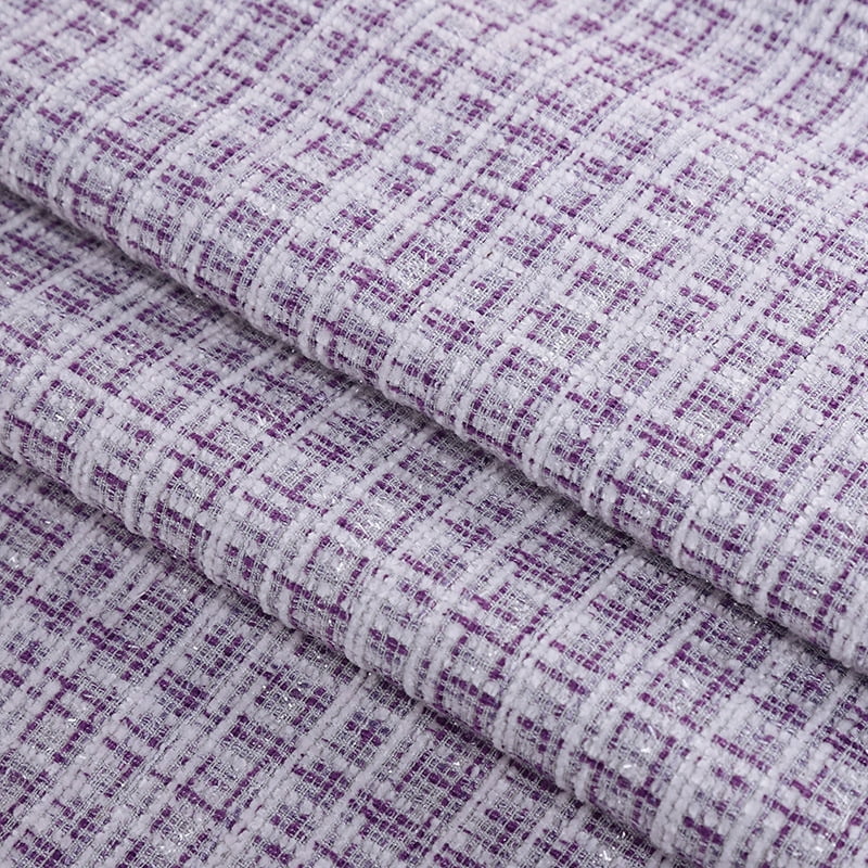 XmhyTop-A 100x148cm Tweed Fabric Heavy Duty Coarse Plaid Woven Fabric ...