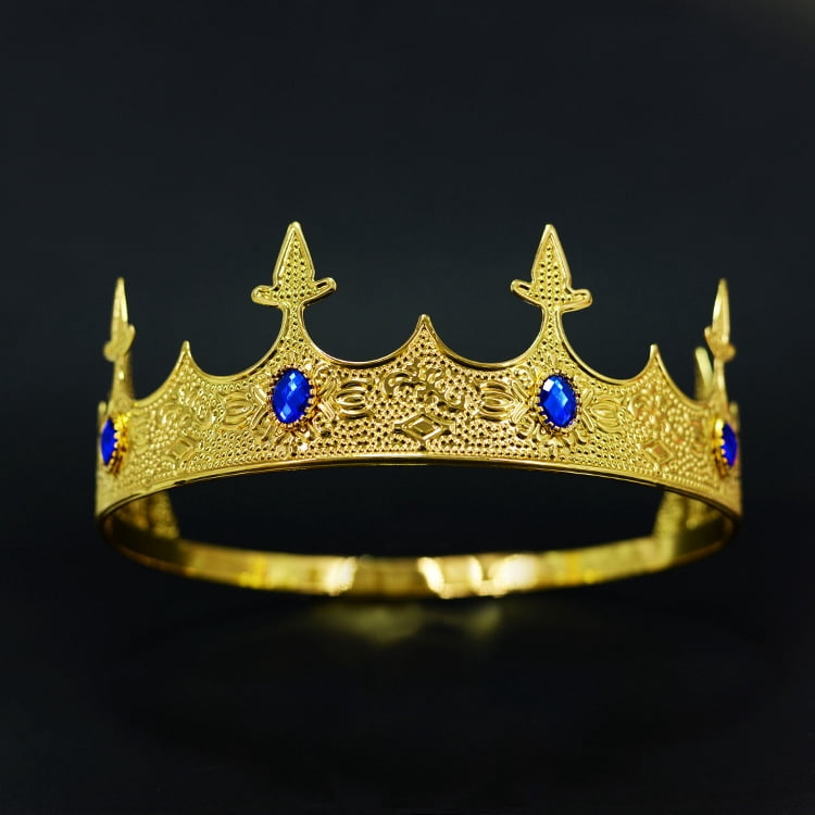 XmhyTop-A 1Pc Crown Adjustable Royal Headband with Rhinestones for ...