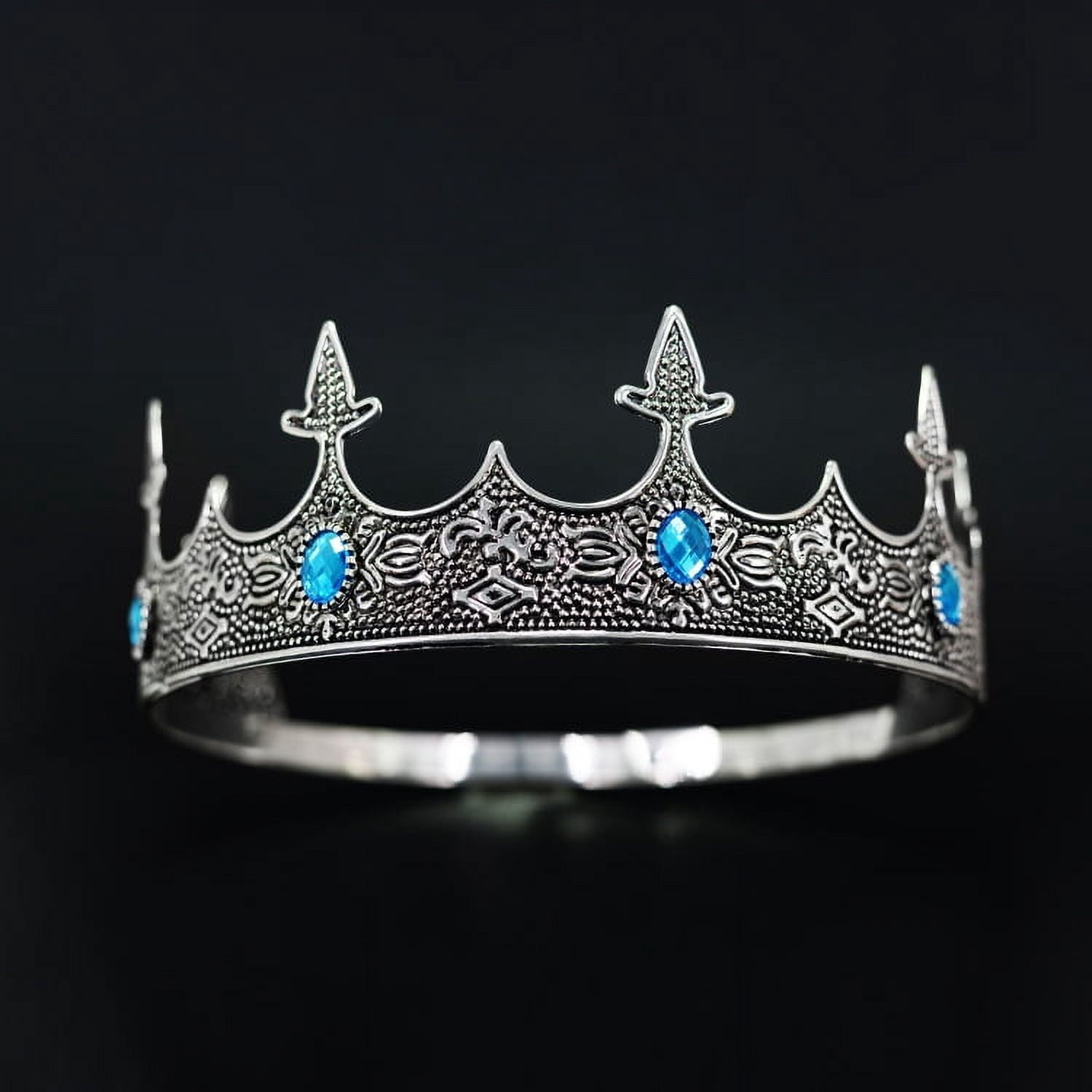 XmhyTop-A 1Pc Crown Adjustable Royal Headband with Rhinestones for ...
