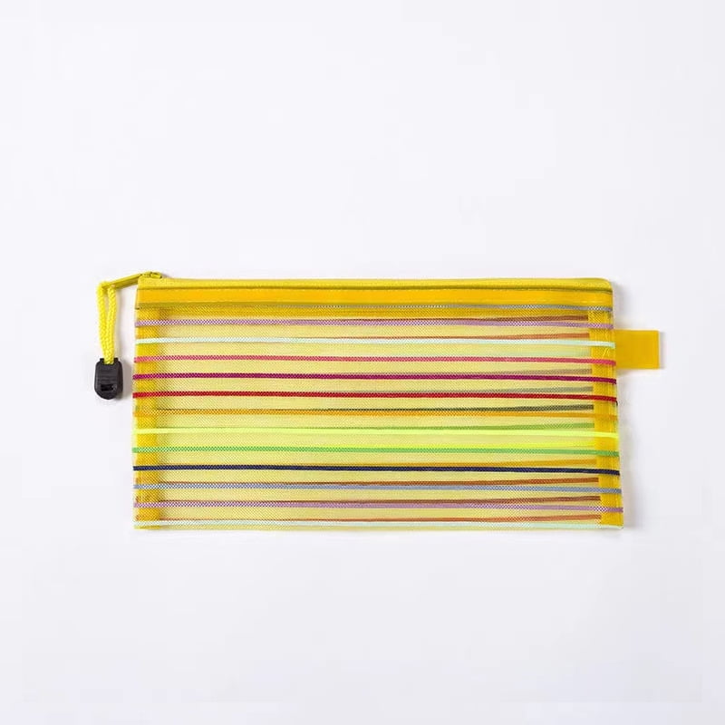 XmhyTop-A 2 Pack Zipper Mesh Pouch, Storage Pencil Pouches ...