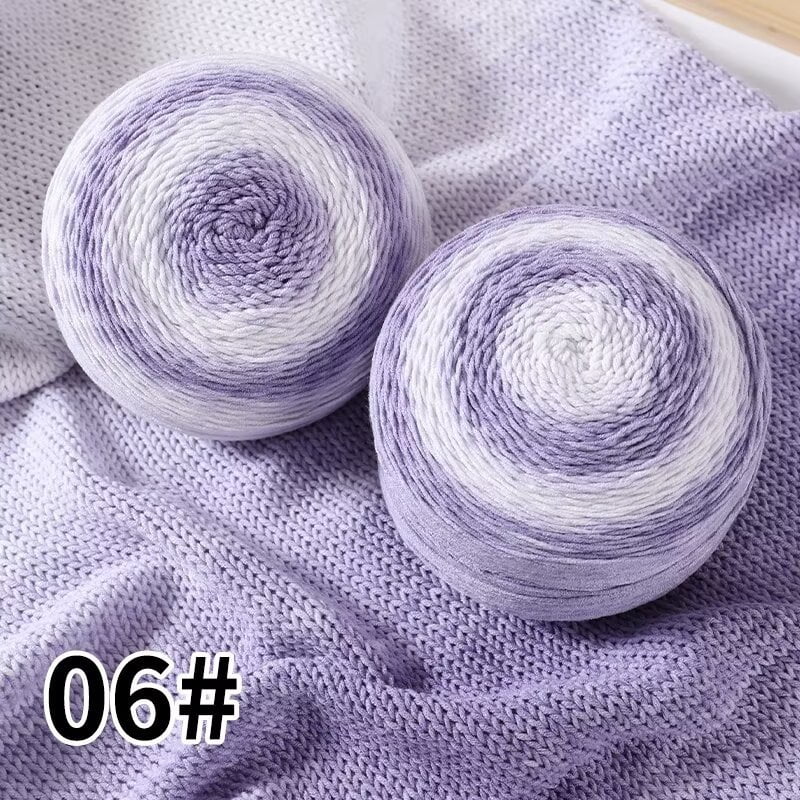 XmhyTop-A 200g Gradient Cotton Acrylic Yarn Variegated Knitting Crochet ...