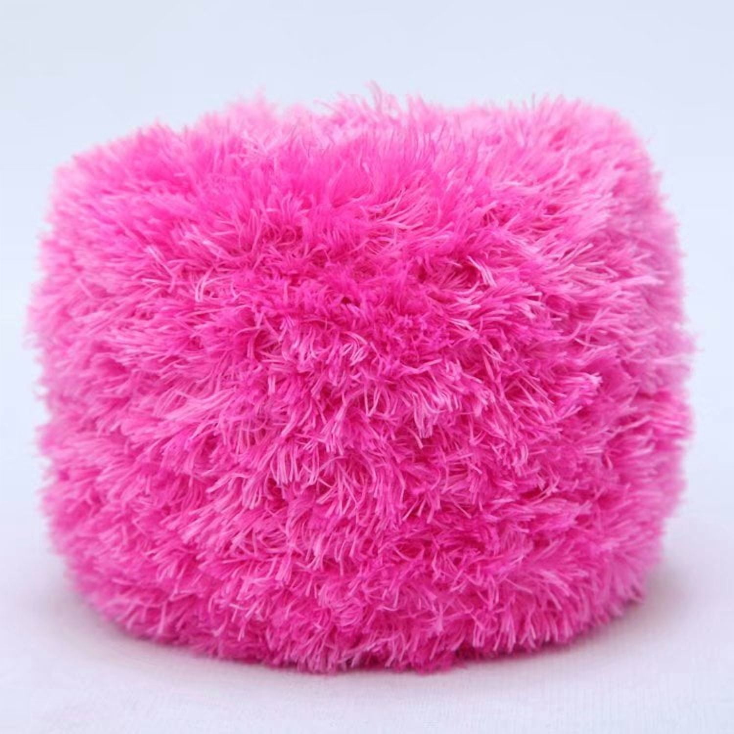 XmhyTop-A 200g Plush Fur Yarn Ultra Fluffy DIY Craft Yarn for Luxury ...