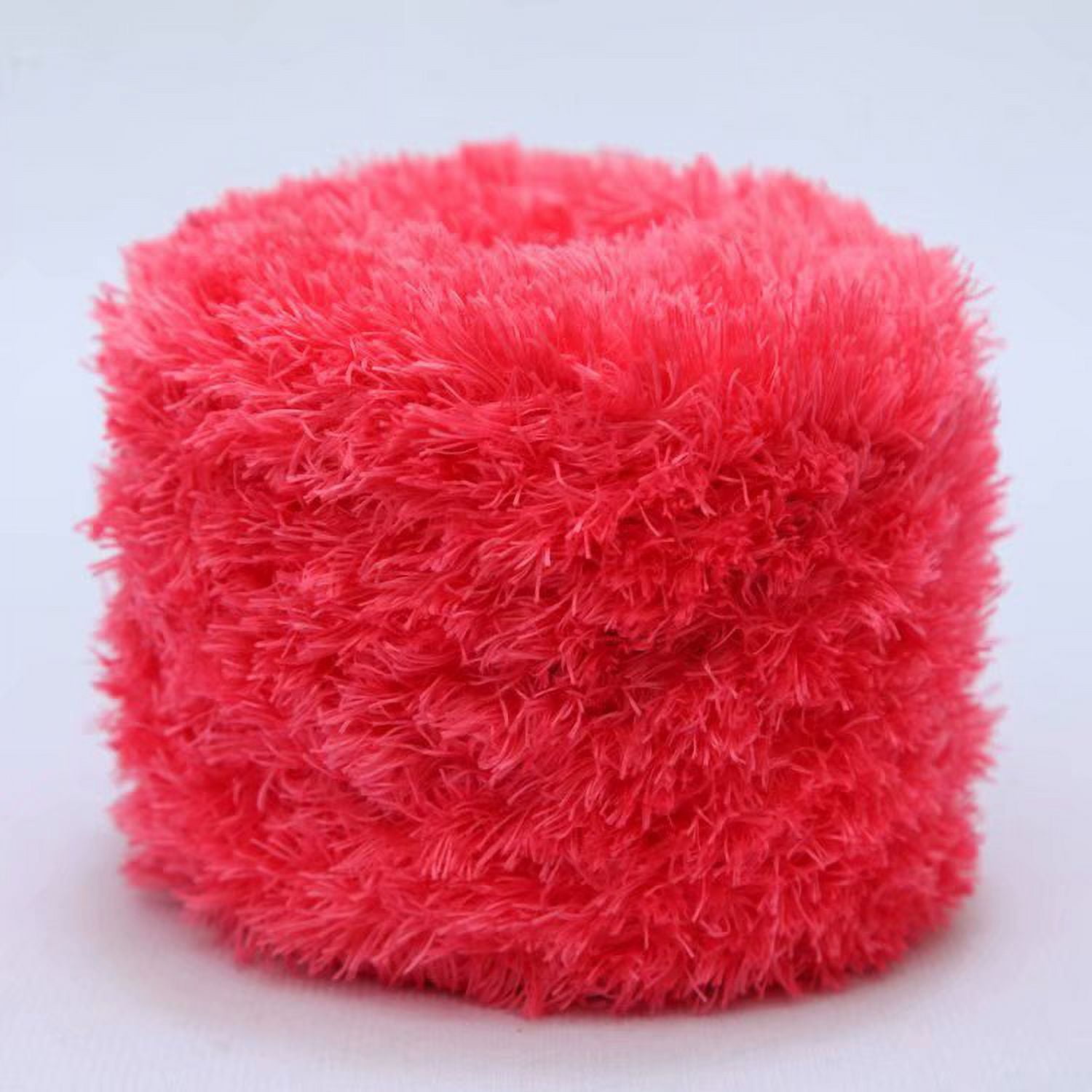XmhyTop-A 200g Plush Fur Yarn Ultra Fluffy DIY Craft Yarn for Luxury ...