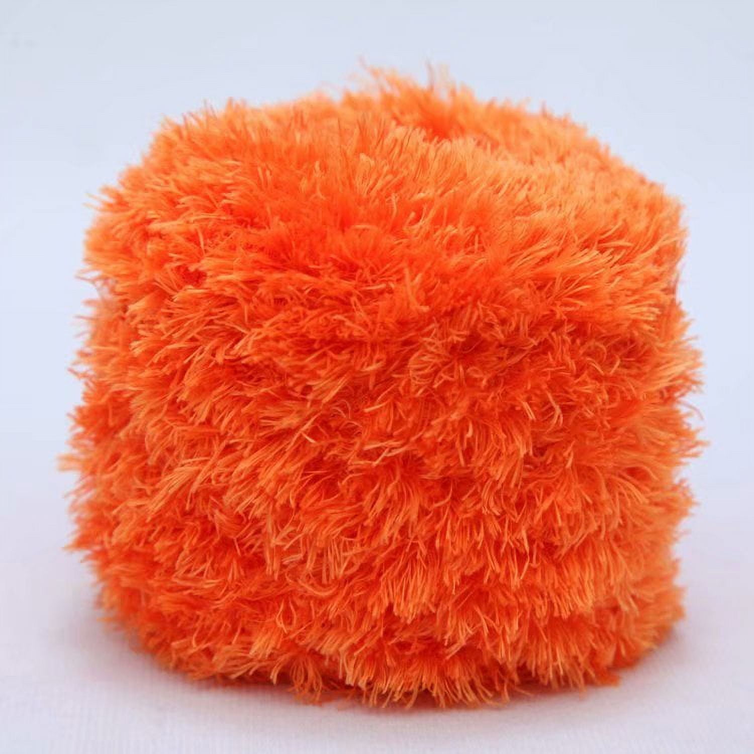 XmhyTop-A 200g Plush Fur Yarn Ultra Fluffy DIY Craft Yarn for Luxury ...