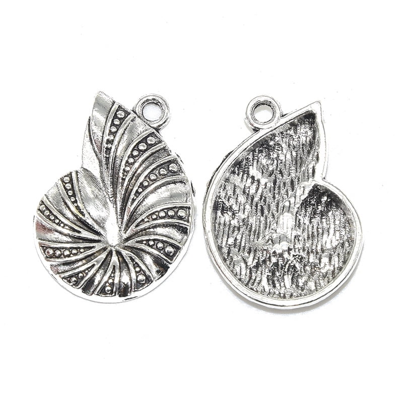 XmhyTop-A 4Pcs Conch Shell Charms Sea Creatures Pendants for Jewelry ...