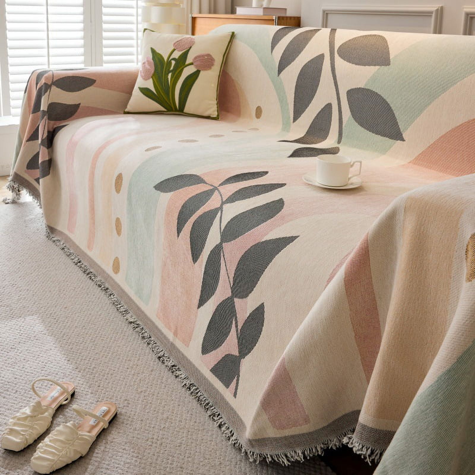 XmhyTop-A Couch Cover Chenille Sofa Covers Combination Sofa Towel Cover ...