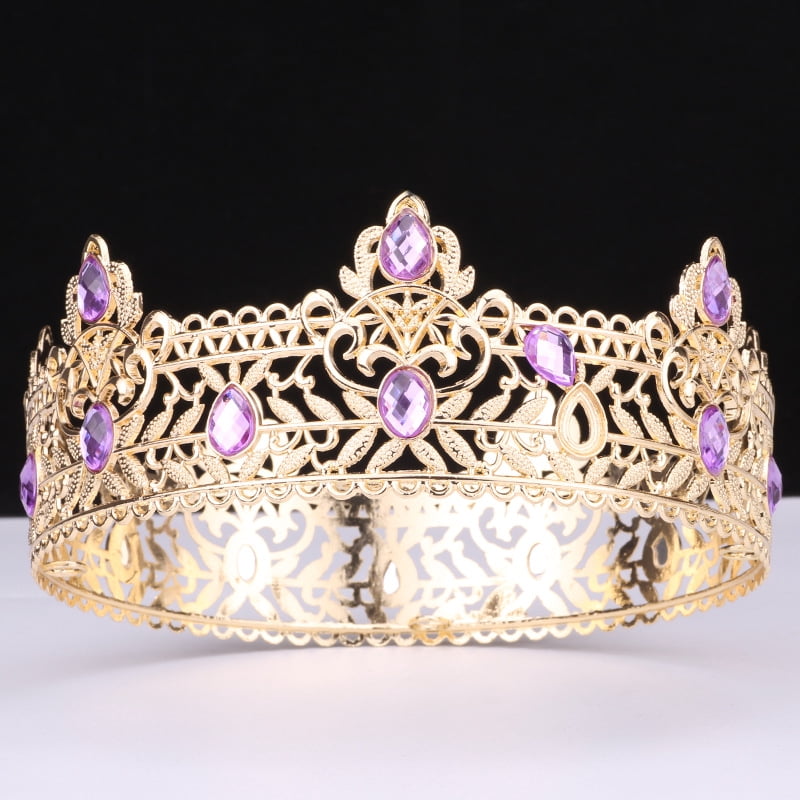 XmhyTop-A Crown King Crown, Birthday Crown, Wedding Crown Headpiece ...