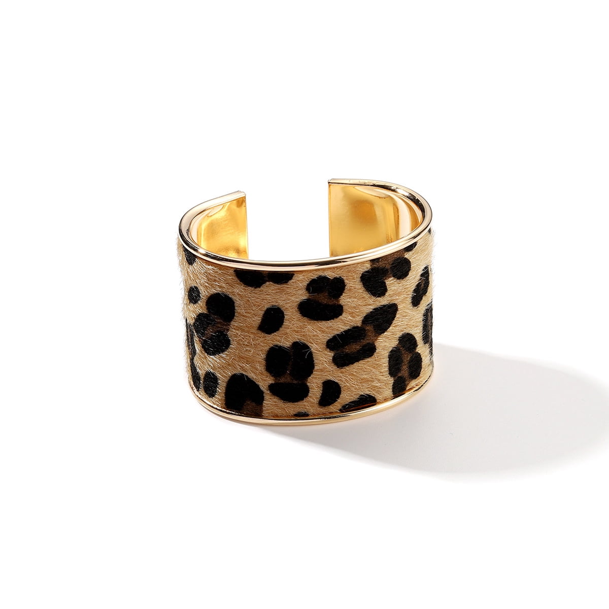XmhyTop-A Leopard Print Bracelet Wide Bangle Trendy Leopard Jewelry ...