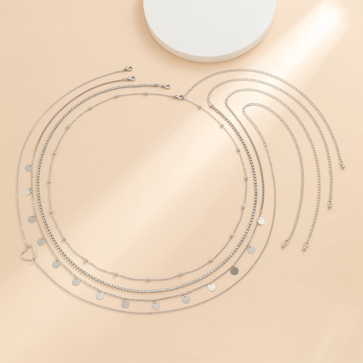 XmhyTop-A Multilayer Metal Belly Chain Body Jewelry Waist Accessory ...