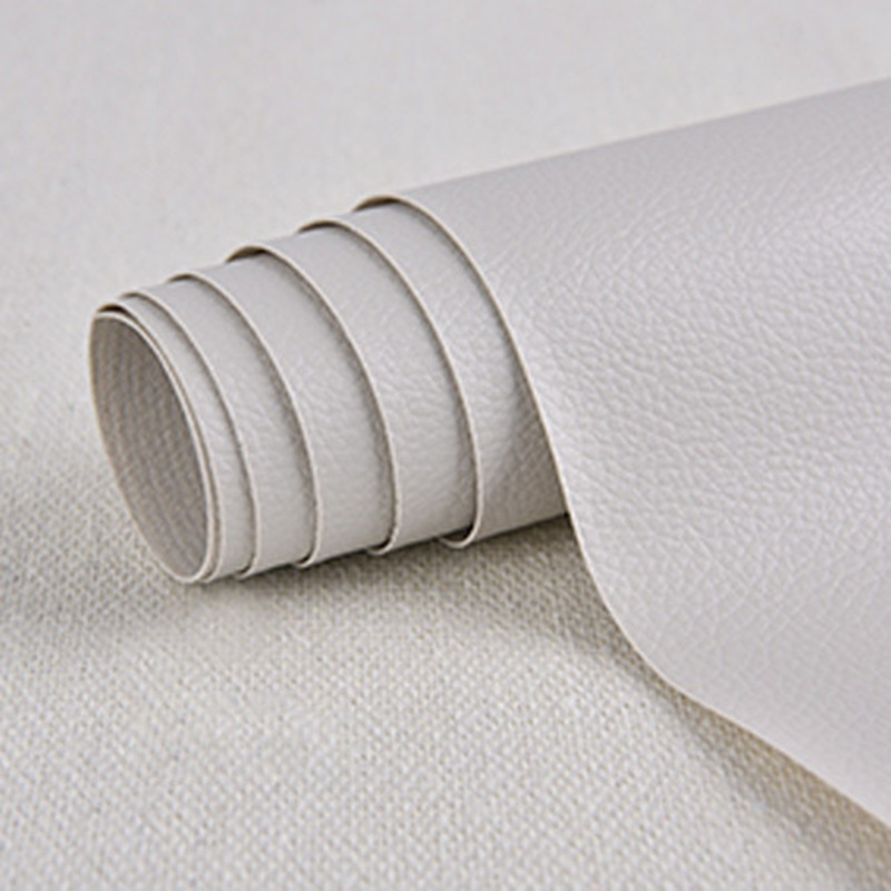 XmhyTop-A Self Adhesive Leather Patch 30*137cm Light Grey Leather ...
