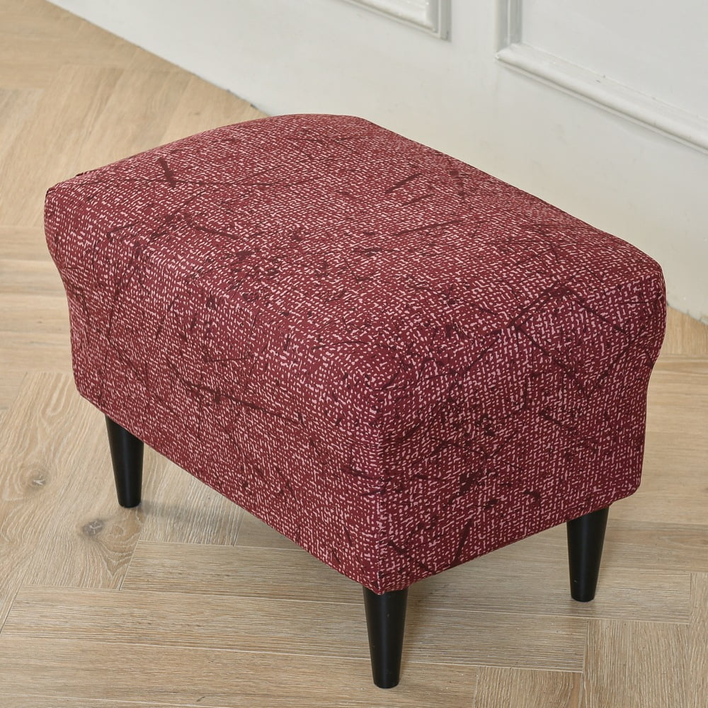 XmhyTop-A Stretch Rectangular Storage Footrest Stool Covers with ...