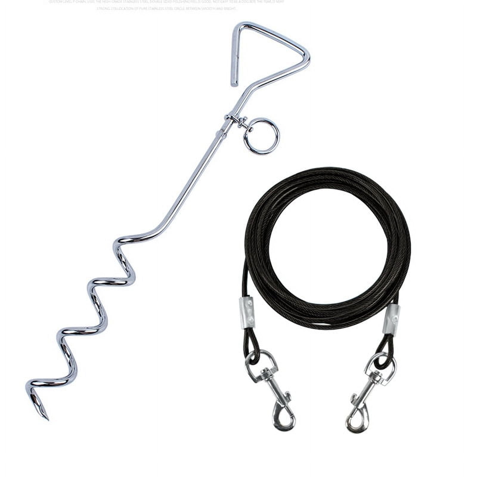 XmhyTop-A dog leash and wooden stake set, suitable for large dogs in ...