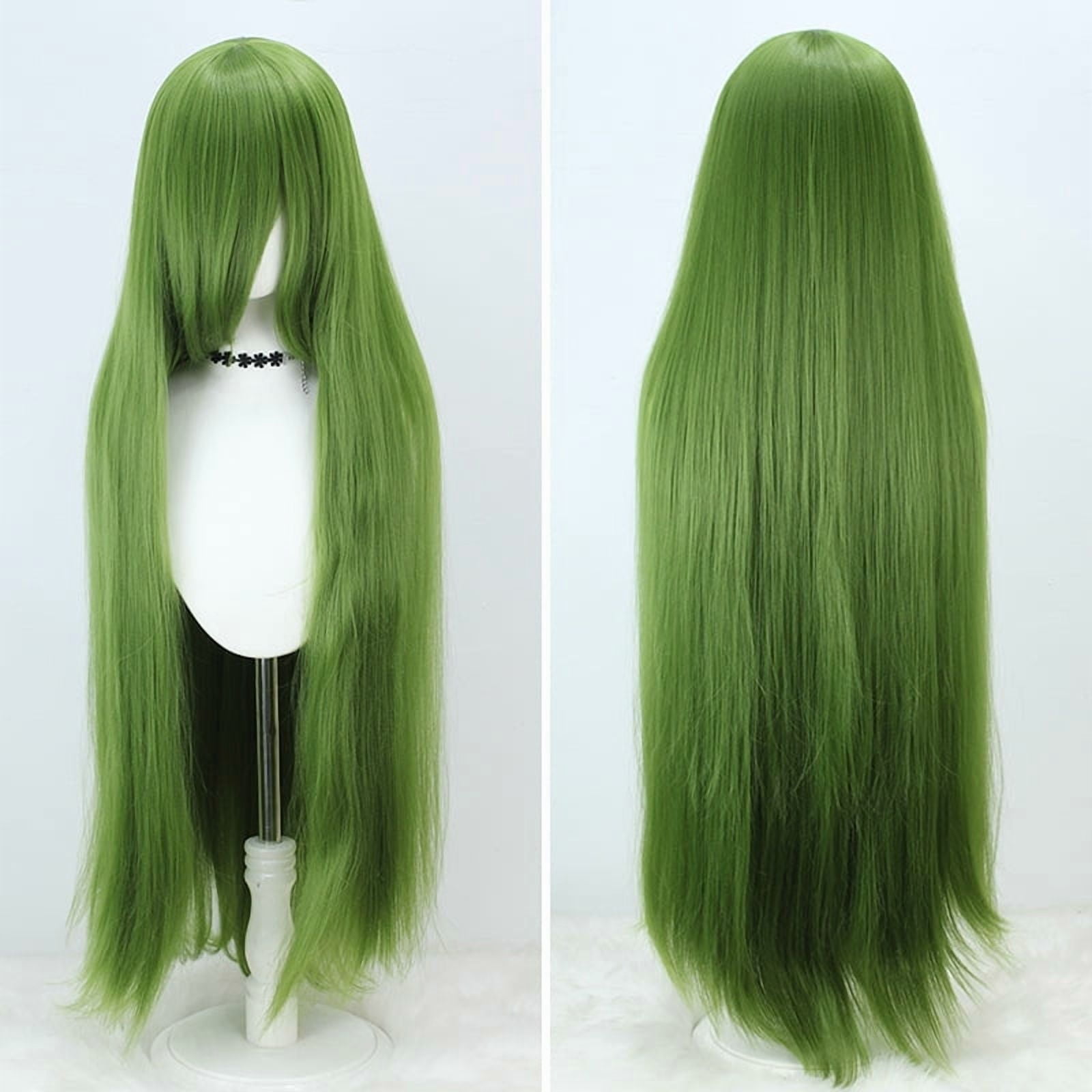XmhyTop Anime Fashion Women's Long Straight Wig, 39 Inches Length ...