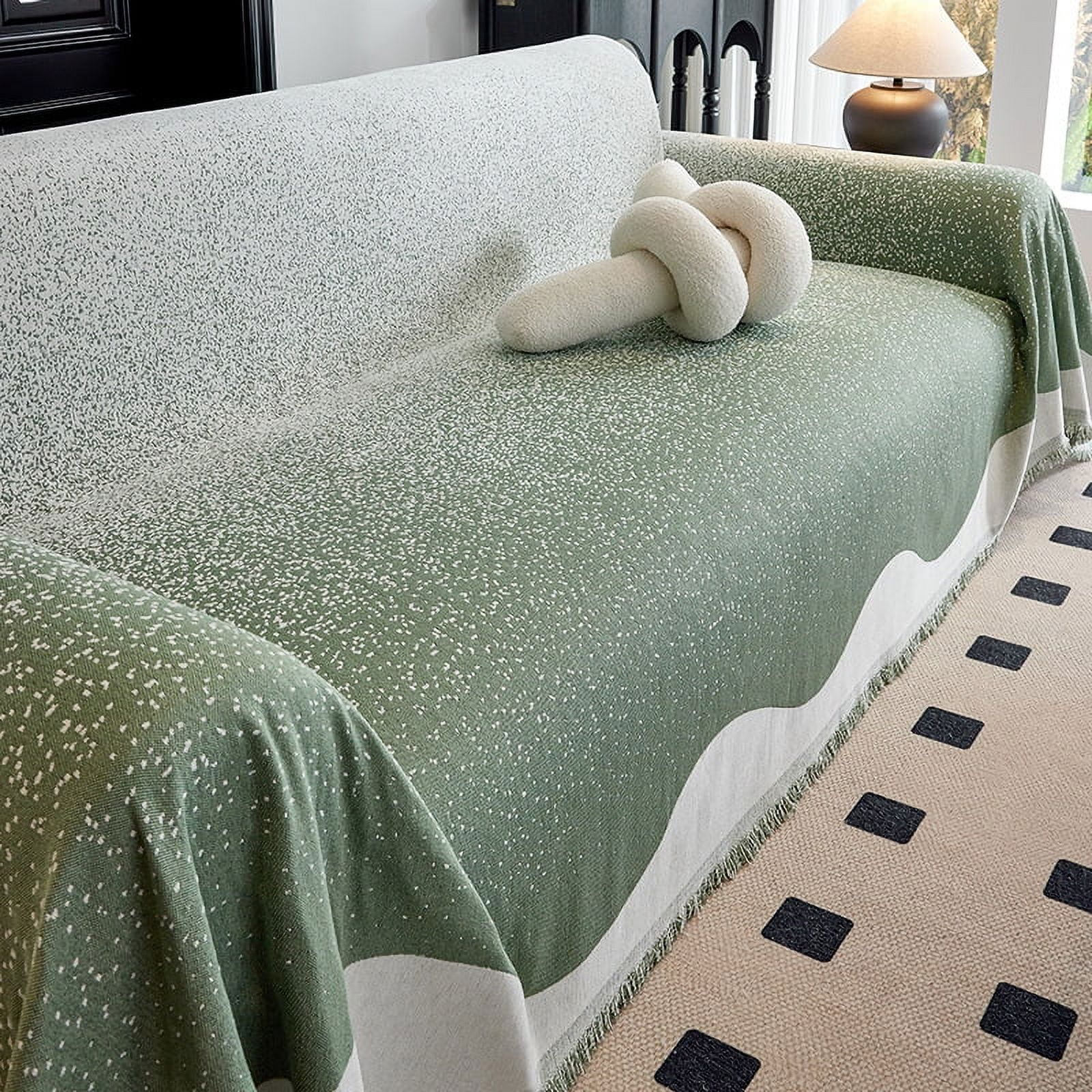 XmhyTop Couch Cover Chenille Sofa Covers Integrated Sofa Towel Cover ...