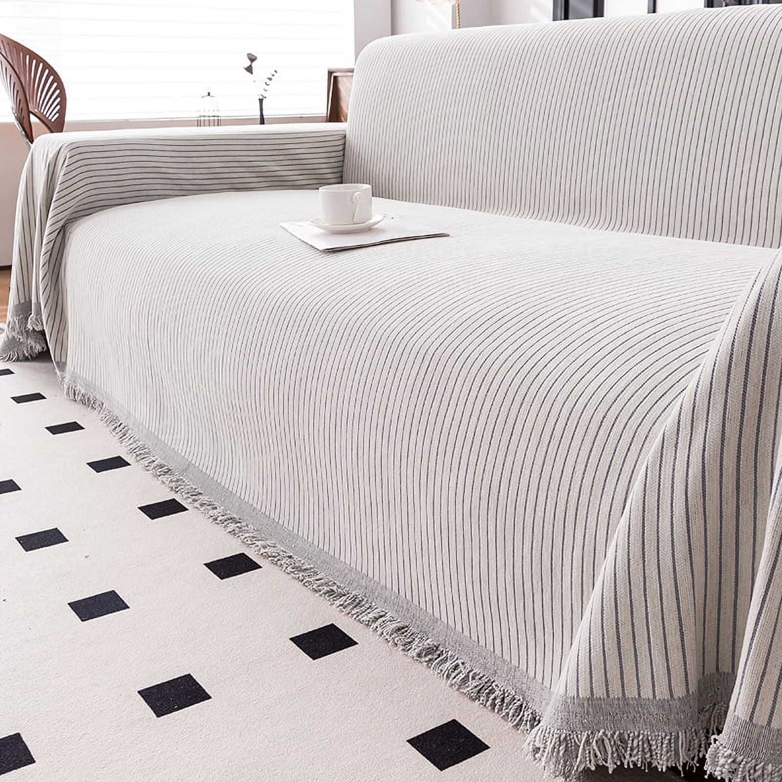 XmhyTop Couch Cover Chenille Sofa Covers Integrated Sofa Towel Cover ...