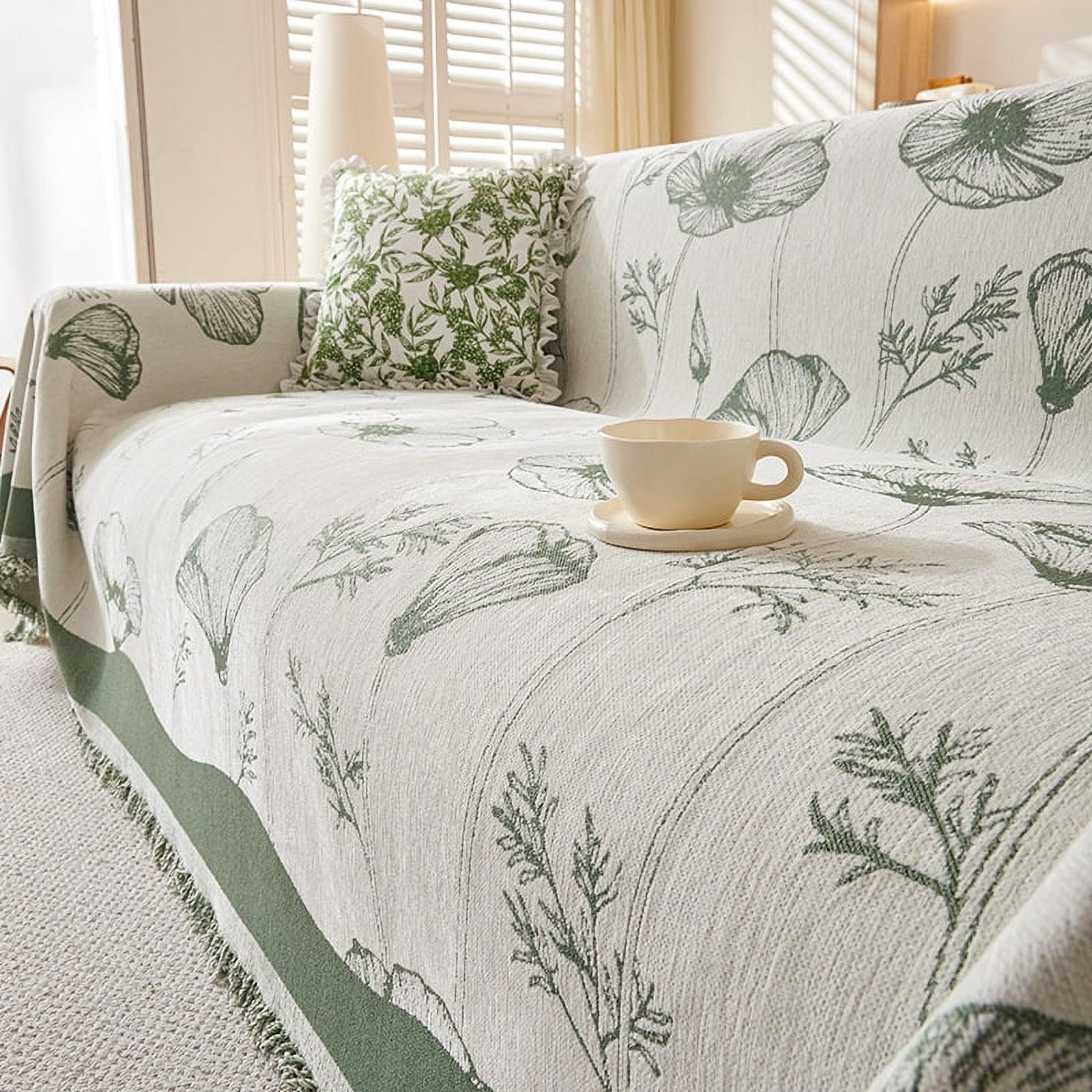 XmhyTop Couch Cover Chenille Sofa Covers All Seasons Sofa Towel Cover ...