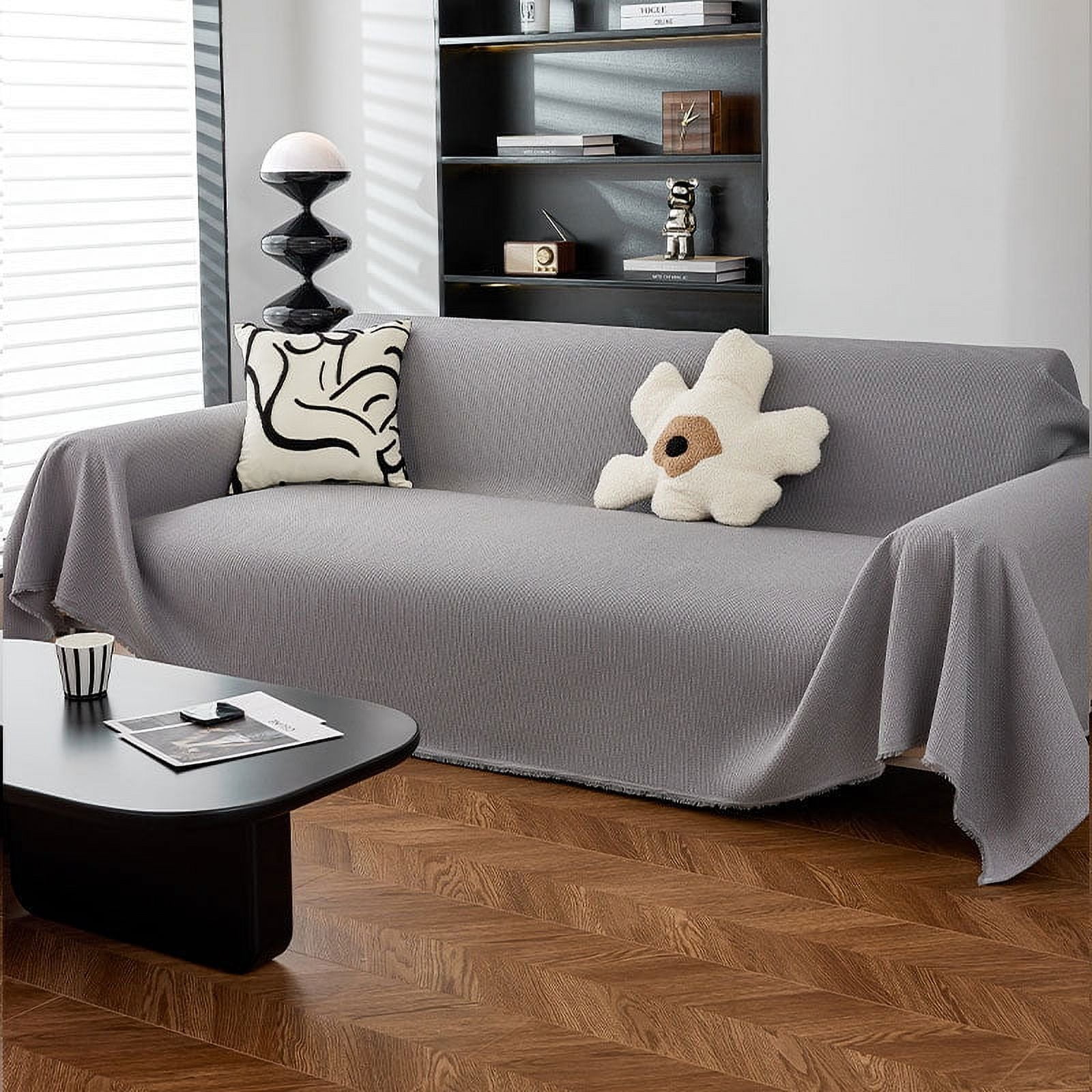 XmhyTop Couch Cover Waffle Sofa Covers Sofa Towel Cover for Living Room ...
