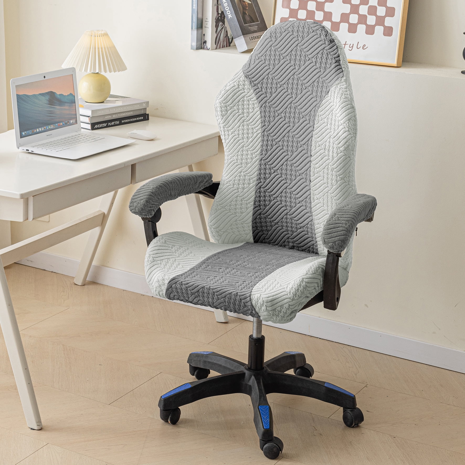 XmhyTop Gaming Chair Cover Cat Scratch Proof Jacquard, Soft Spandex ...