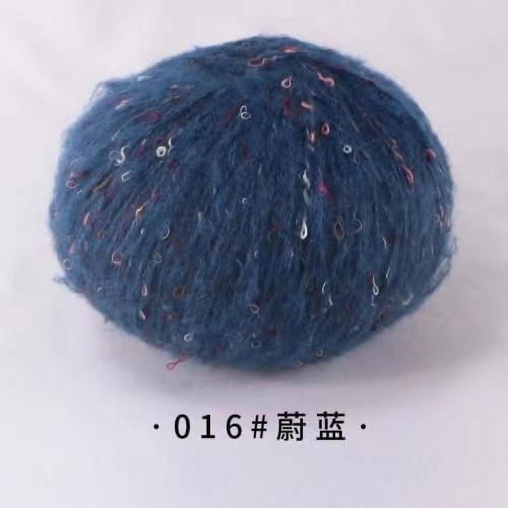 XmhyTop Light Worsted Yarn Craft 1Roll, 131yds/50g，Super Soft Fluffy ...
