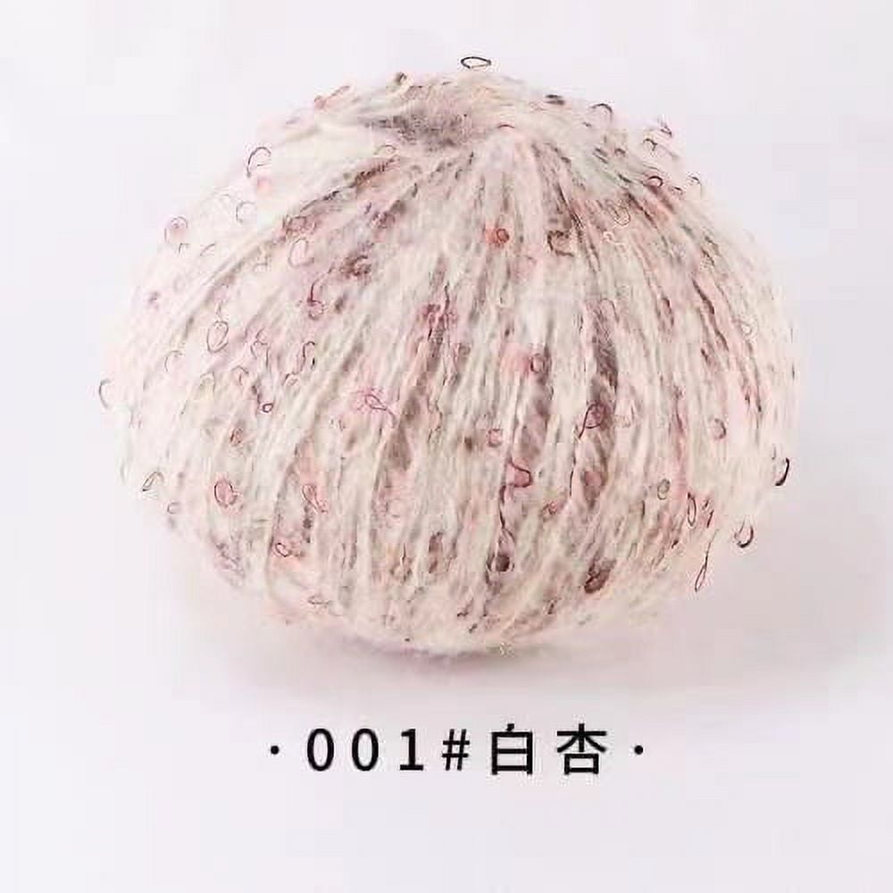 XmhyTop Light Worsted Yarn Craft 4Roll, 524yds/200g，Super Soft Fluffy ...