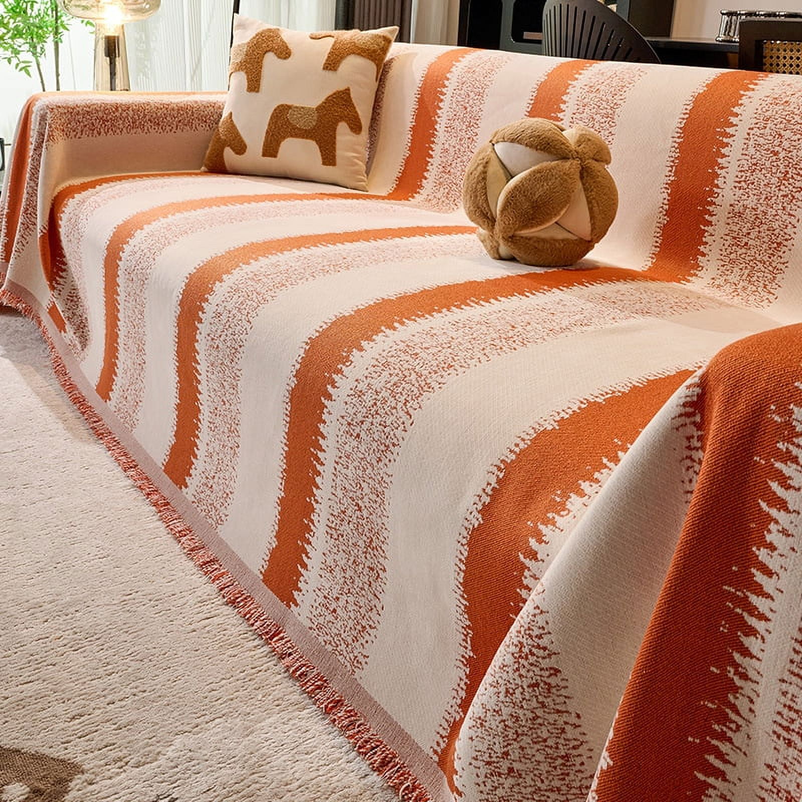 XmhyTop Luxurious Chenille Sofa Covers: Effortless Install, Washable ...