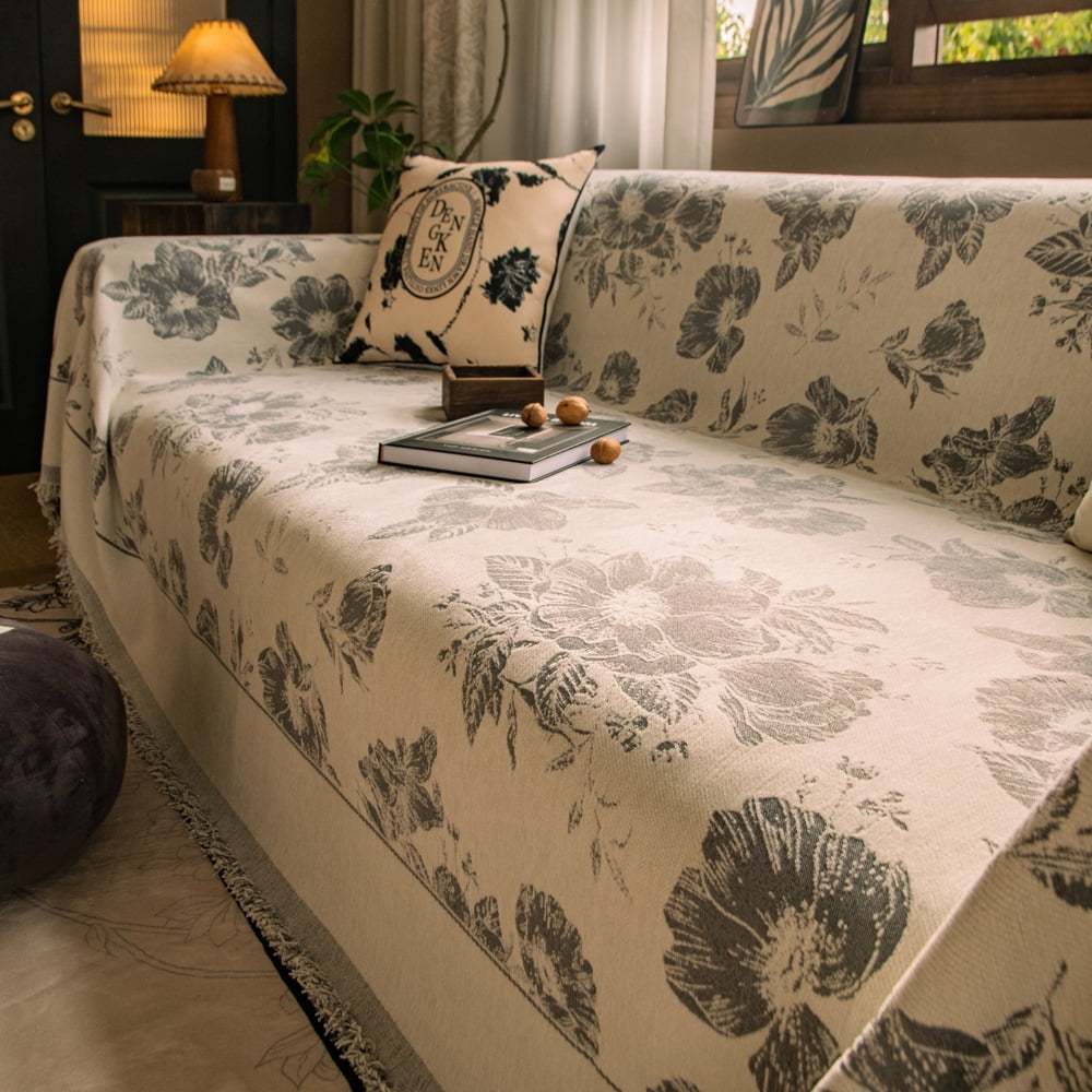 XmhyTop Luxurious Chenille Sofa Covers: Effortless Install, Washable ...