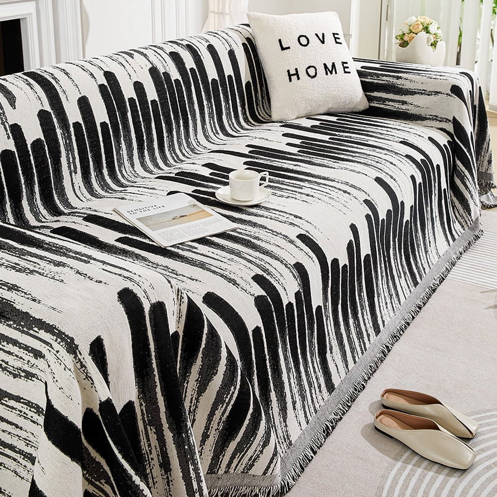 XmhyTop Luxurious Chenille Sofa Covers: Effortless Install, Washable ...